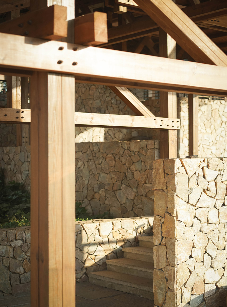 Continuous Roof – Wooden Structure in Dongyang Village by Galaxy Arch ...