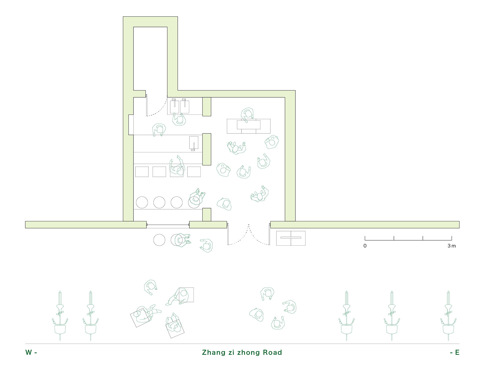 FANGLANG Hutong Community Bar Renovation by Masaya Kawashima + Daiki ...