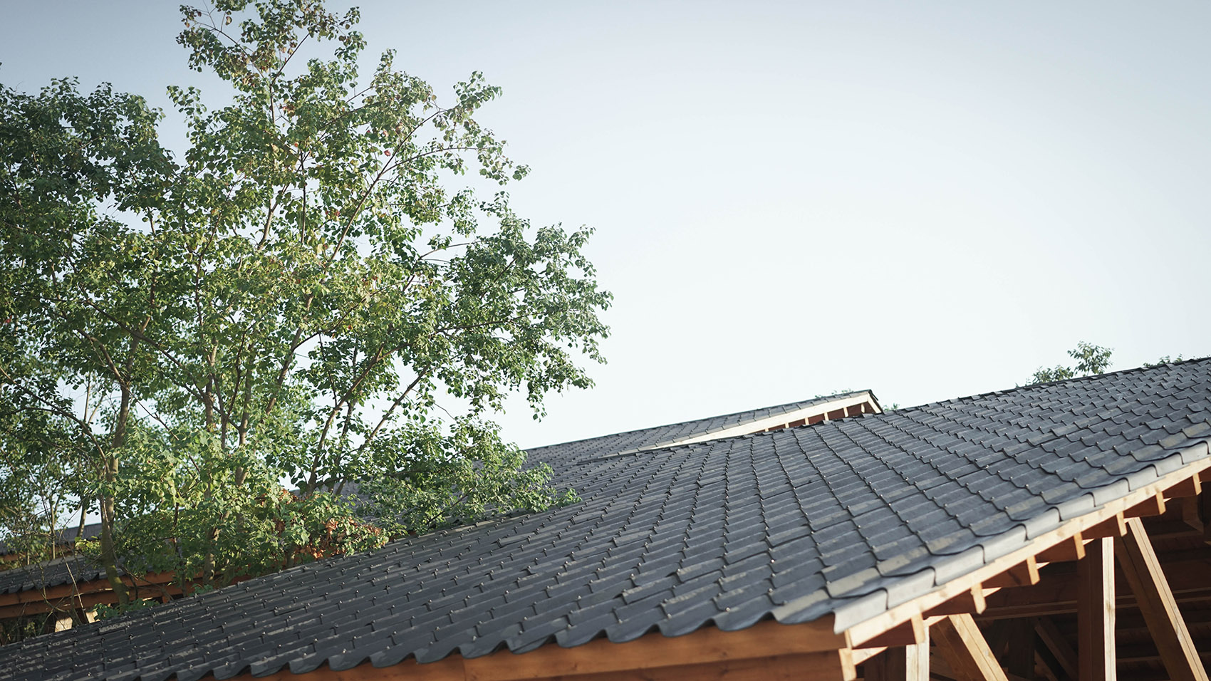 Continuous Roof – Wooden Structure in Dongyang Village by Galaxy Arch ...