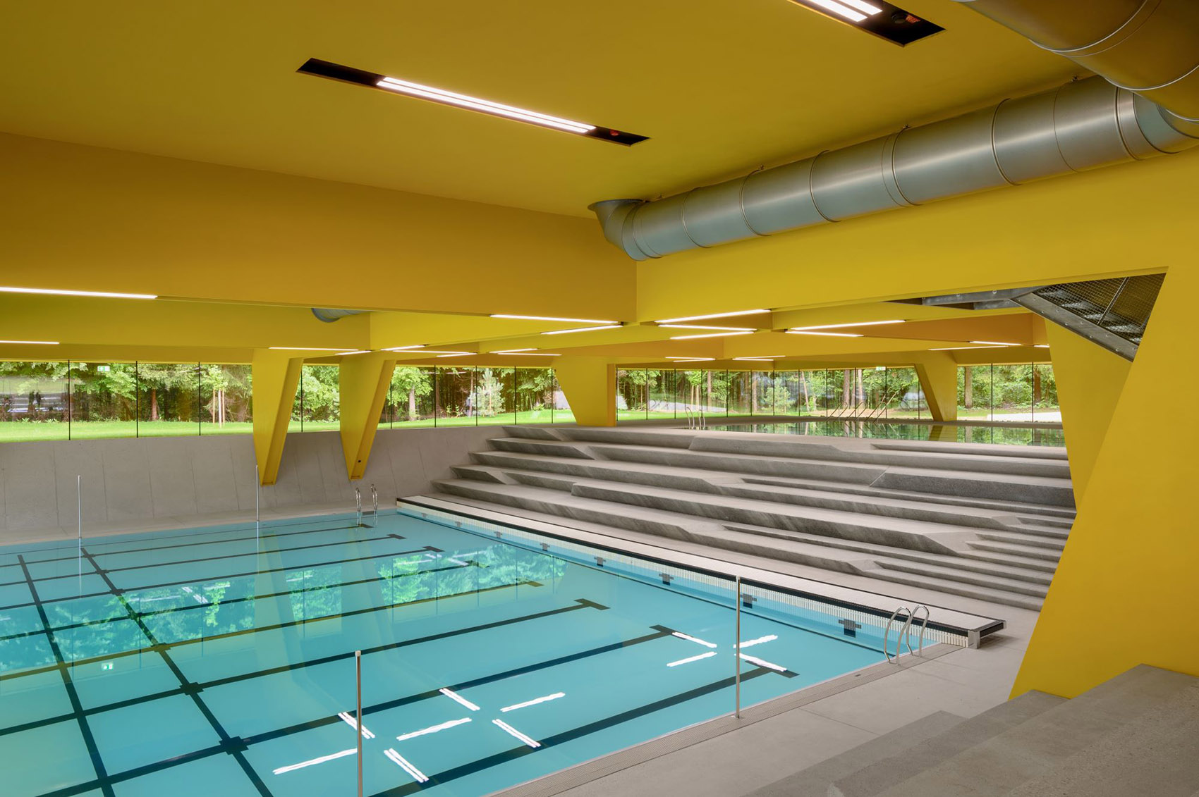 ČEŠČA VAS Pool Complex by ENOTA - 谷德设计网