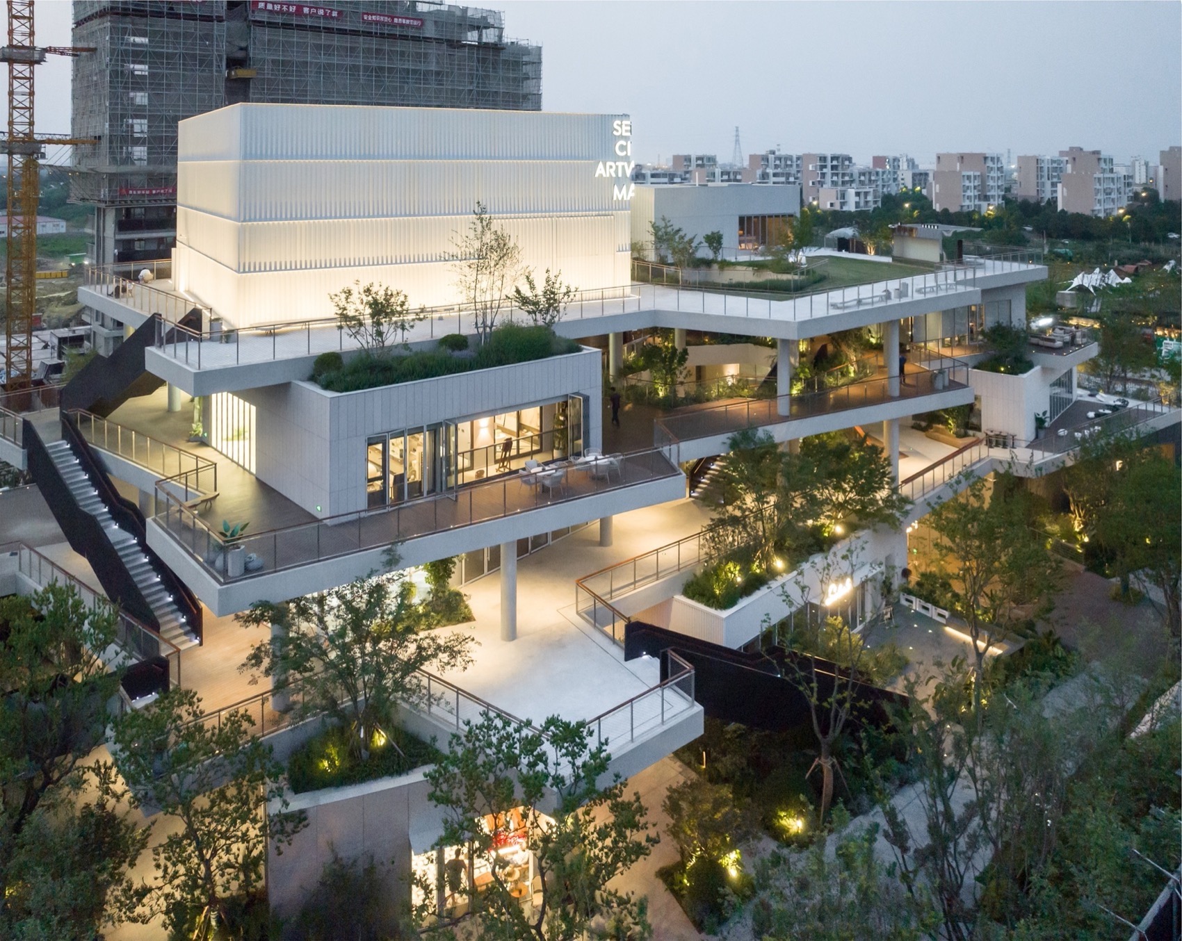 Botanical Garden of the Jiaxing Seed Art Center by B.L.U.E ...