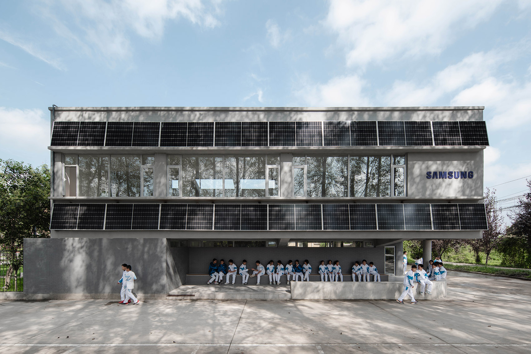 Qinfeng Library for Shaanxi Hope Project by Wall Architects of XAUAT - 谷德设计网