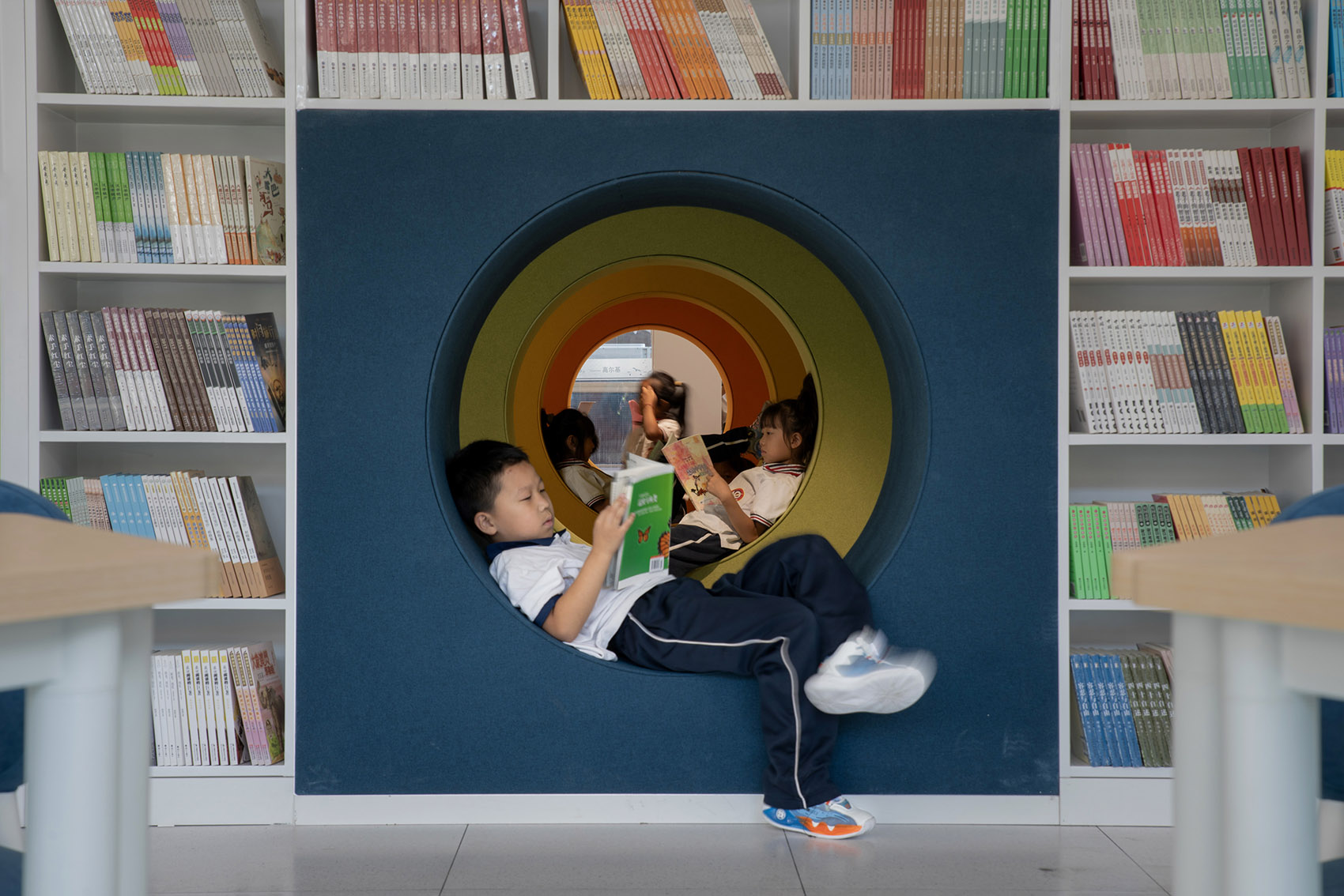 Shanghai Conservatory of Music Experimental School Hebi Branch Library ...