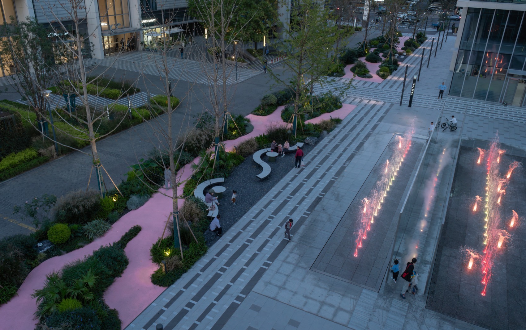 Huanglong Vanke Center Landscape Design by PERCENT LANDSCAPE DESIGN ...