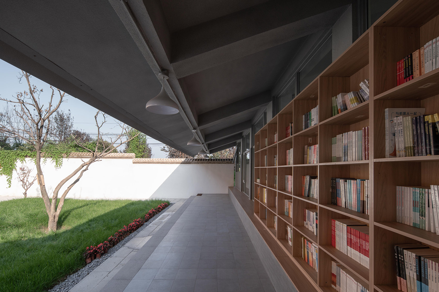 Qinfeng Library for Shaanxi Hope Project by Wall Architects of XAUAT ...