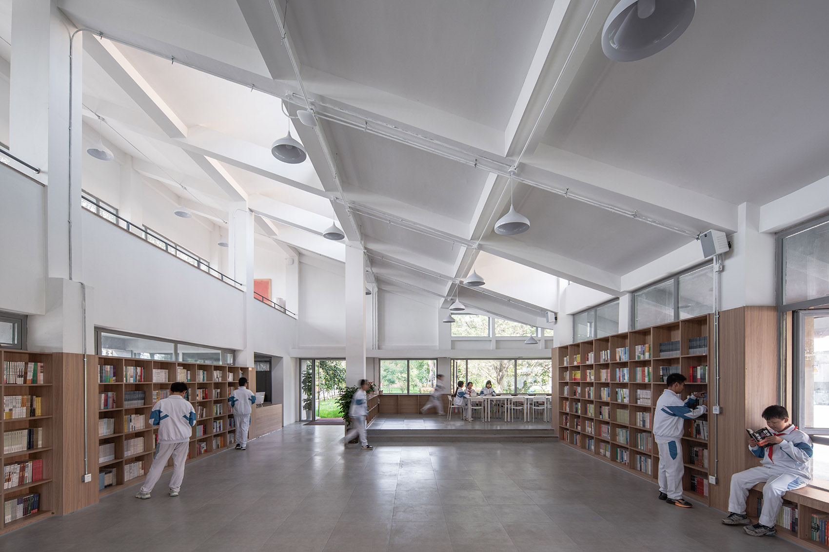 Qinfeng Library for Shaanxi Hope Project by Wall Architects of XAUAT ...
