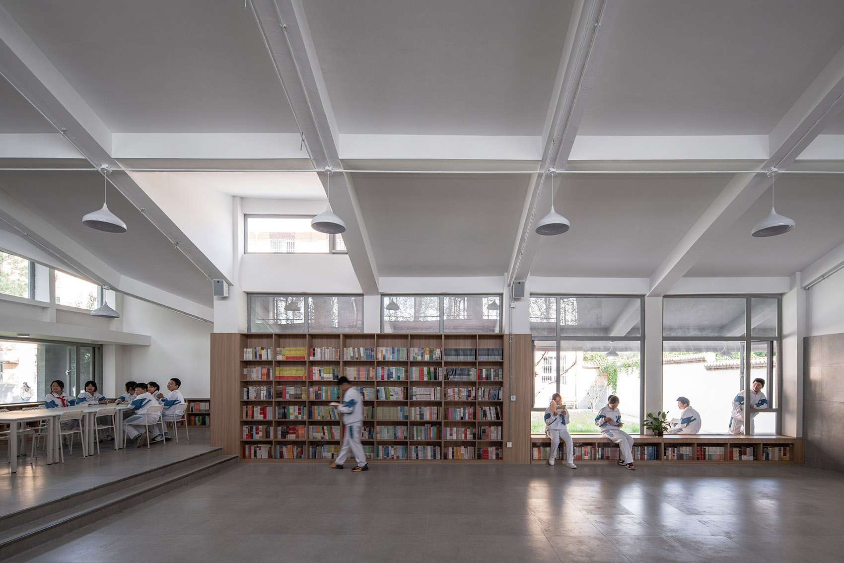 Qinfeng Library for Shaanxi Hope Project by Wall Architects of XAUAT ...