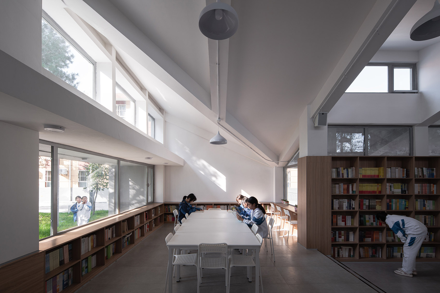 Qinfeng Library for Shaanxi Hope Project by Wall Architects of XAUAT ...