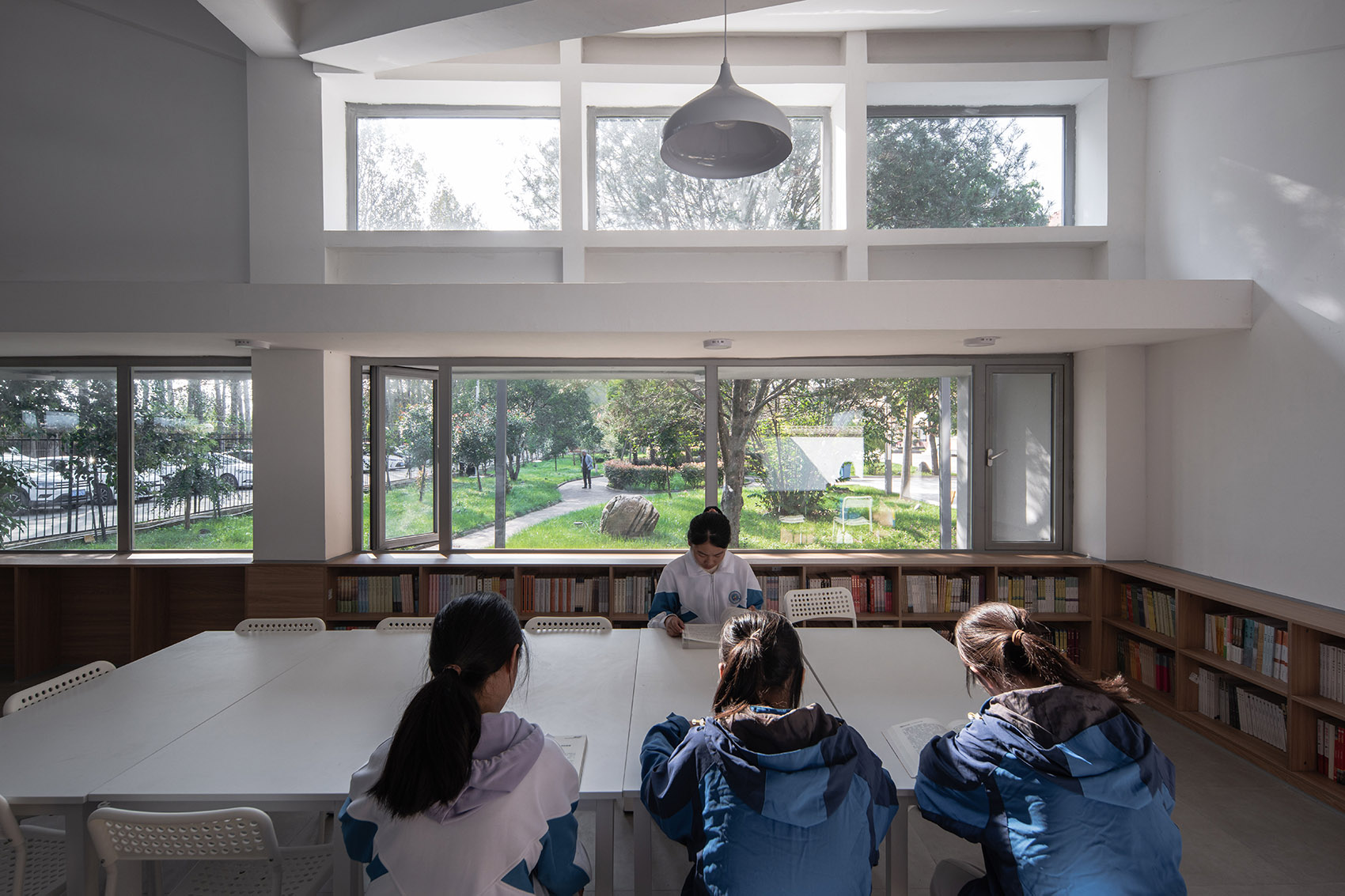 Qinfeng Library for Shaanxi Hope Project by Wall Architects of XAUAT - 谷德设计网