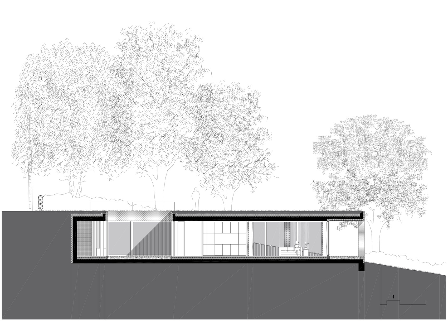 Sloped Villa by Studio Okami Architects - 谷德设计网
