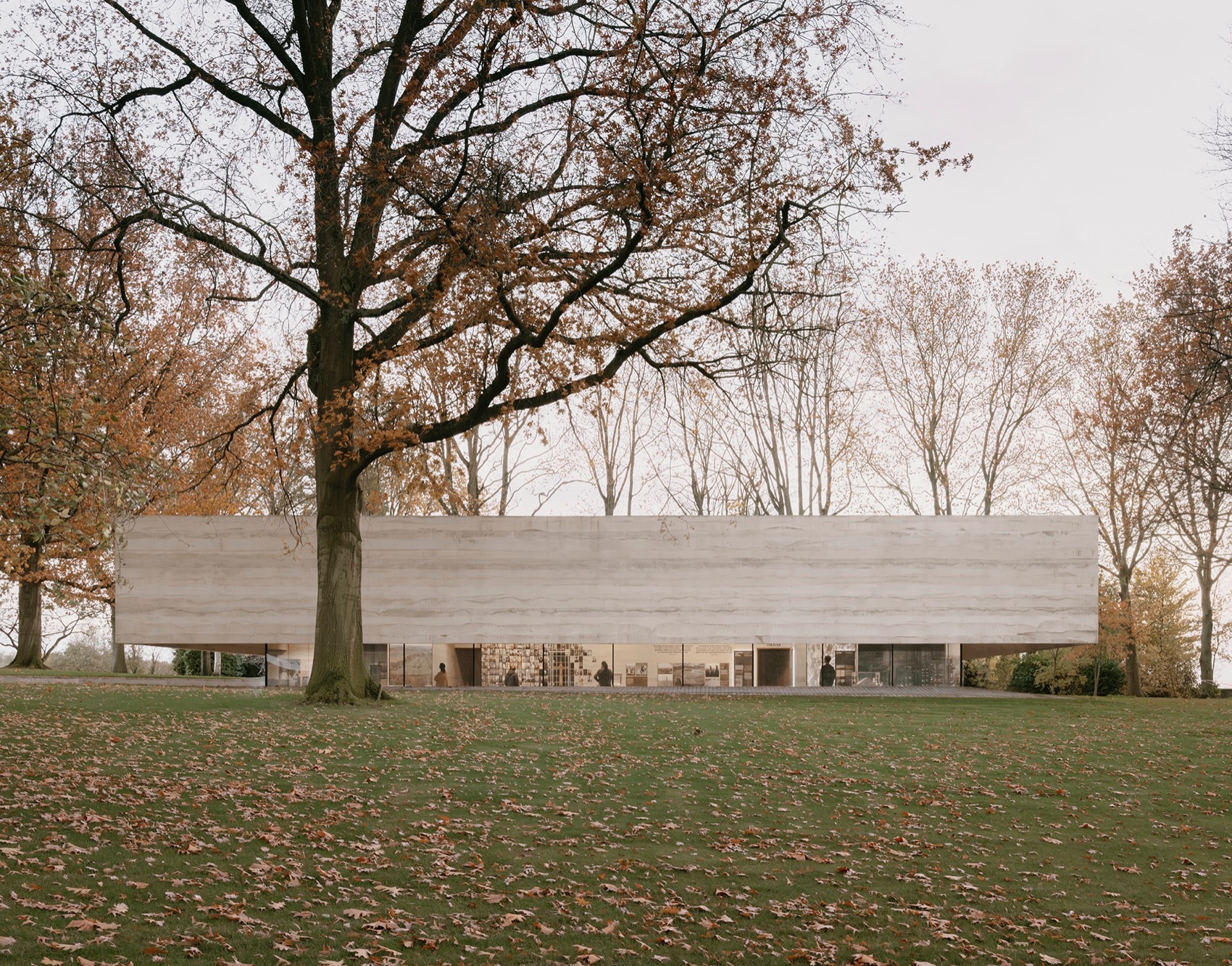 Visitor Center at the Netherlands American Cemetery in Margraten by ...
