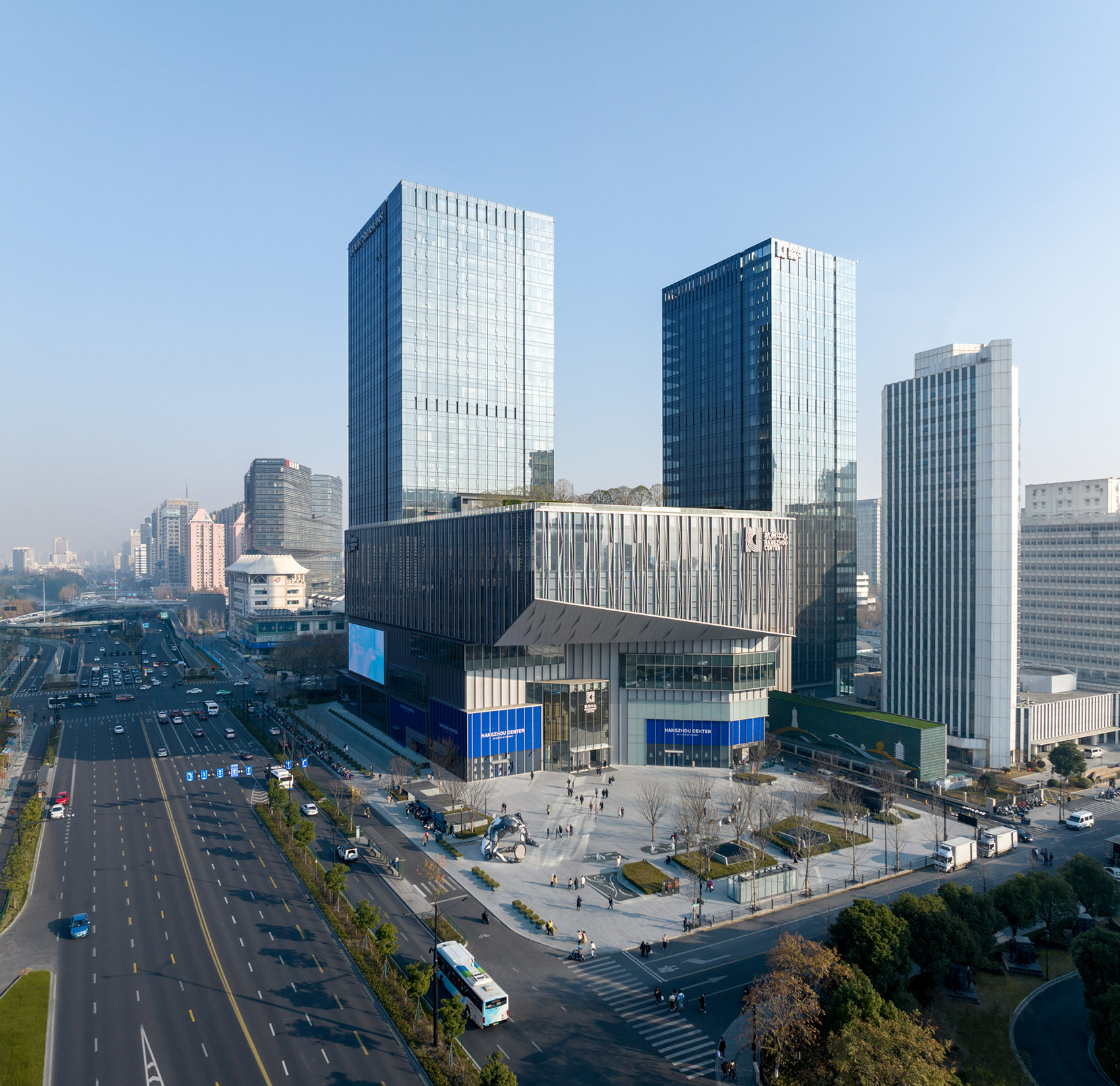 Hangzhou Center Landscape design by PLAND - 谷德设计网