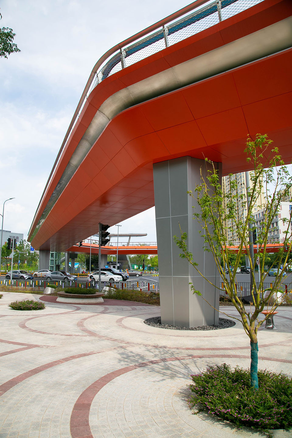 ”Floating Island” Xingning Road Pedestrian Overpass by Creationary City ...