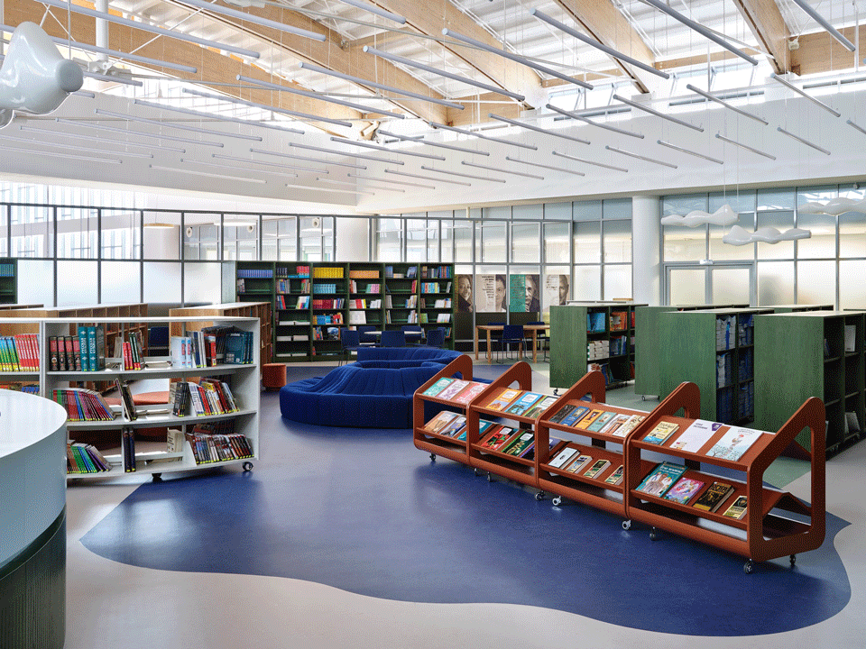 SKOLKOVO International Gymnasium Library by FORM Bureau - 谷德设计网