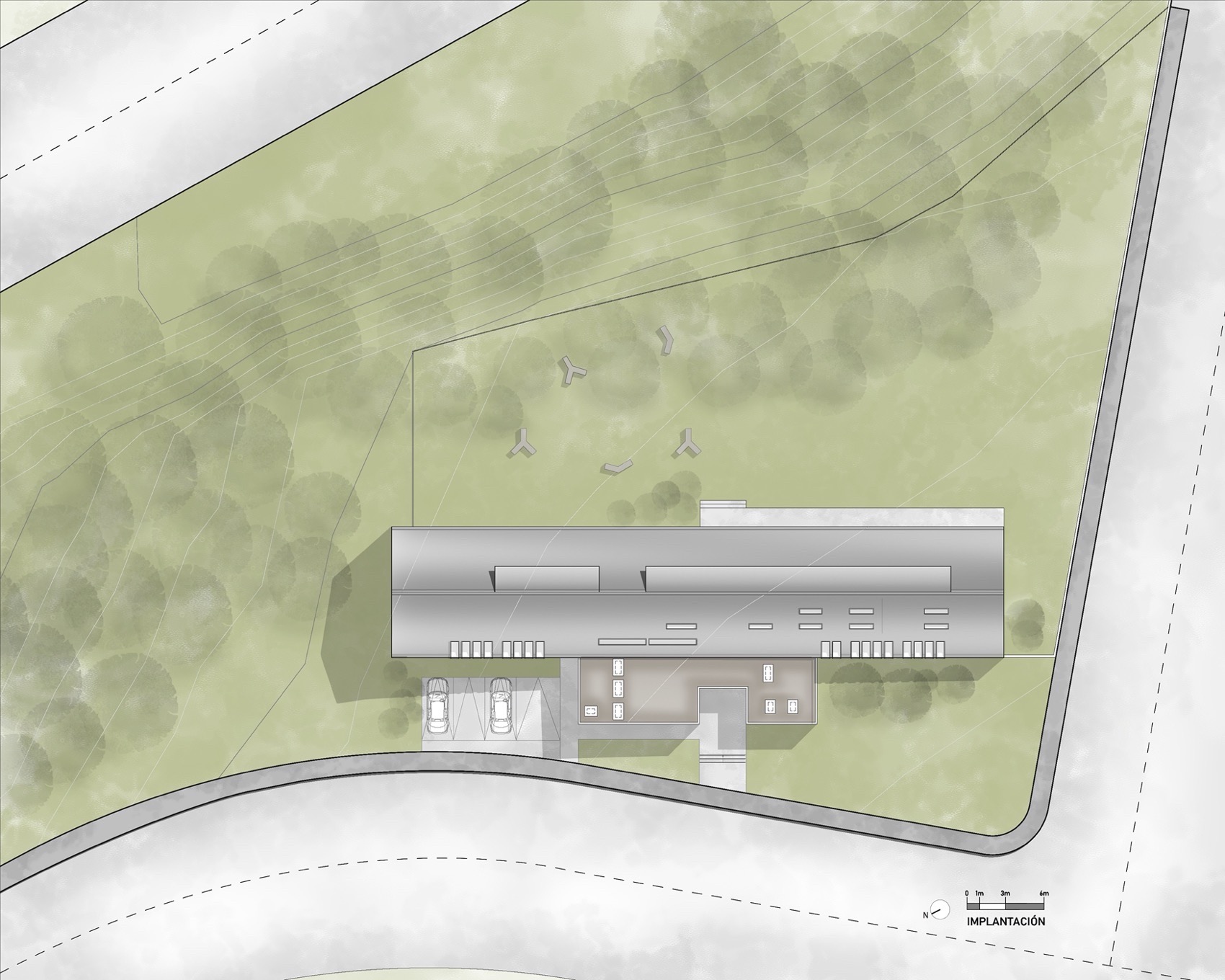 Temporary Shelter and Community Dining Room by Side FX Arquitectura - 谷德设计网