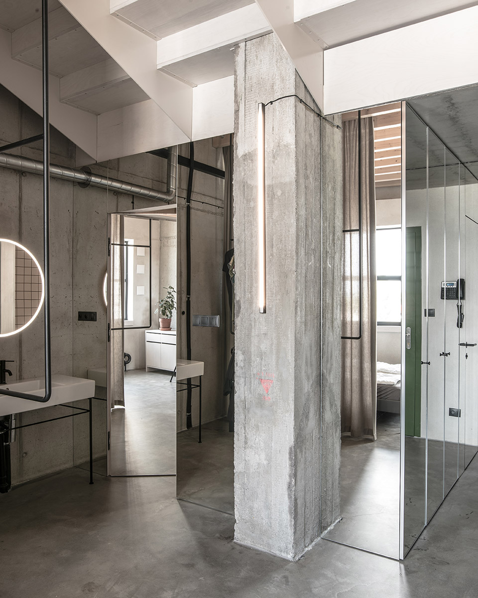 Mlynica loft apartment by Juraj Hubinský & Kuklica Smerek Architekti ...