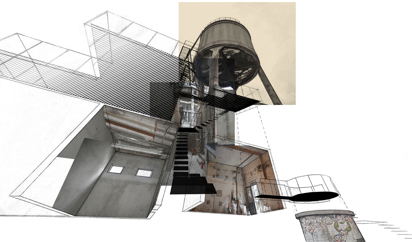 M50 Bird Water Tower by FLIP studio - 谷德设计网