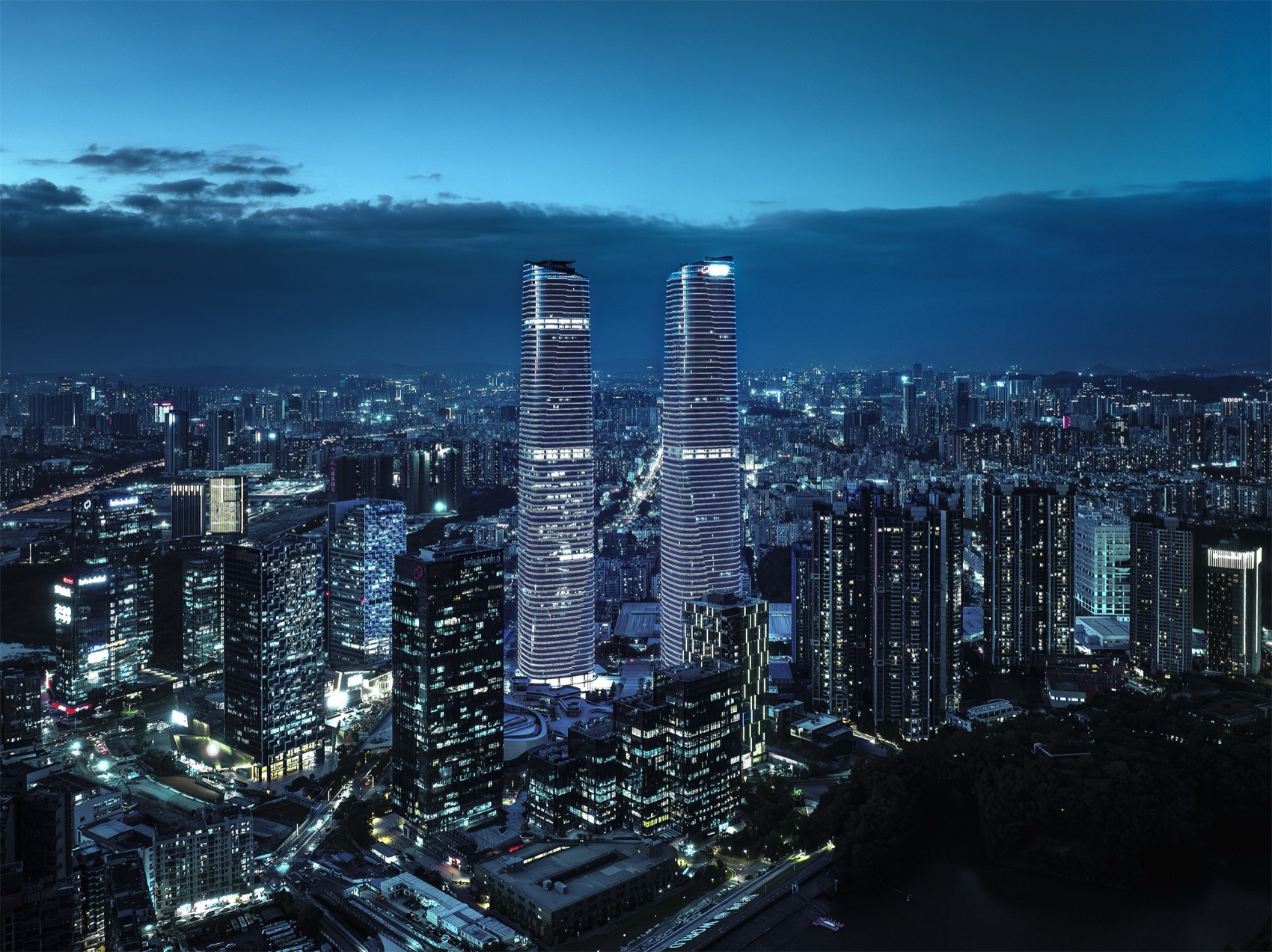 深圳星河双子塔室内设计 / 于强室内建筑师事务所 - 谷德设计网