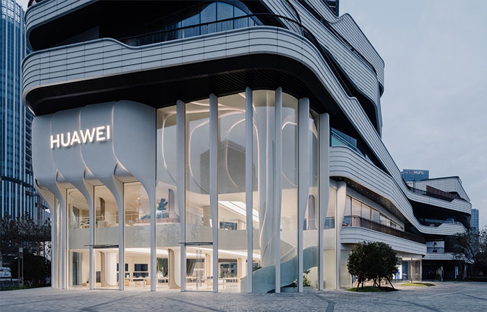 New Flagship Store for Huawei in Shanghai by UNStudio - 谷德设计网