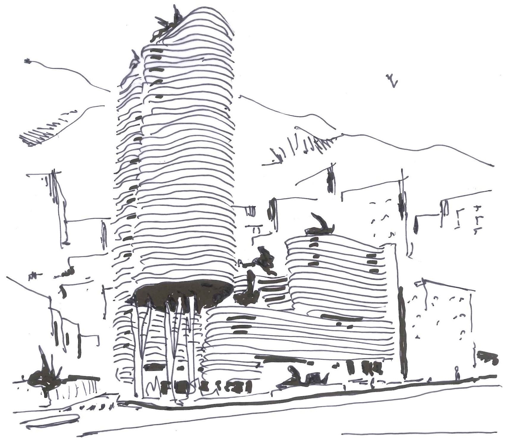 Honoria Tower in Monaco by Jean Pierre Lott Architecte - 谷德设计网