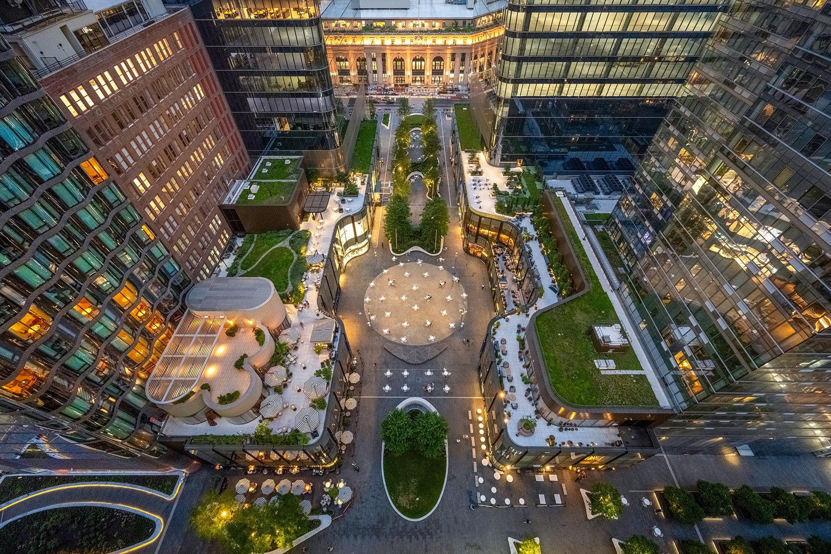 One and Two Manhattan West by SOM - 谷德设计网