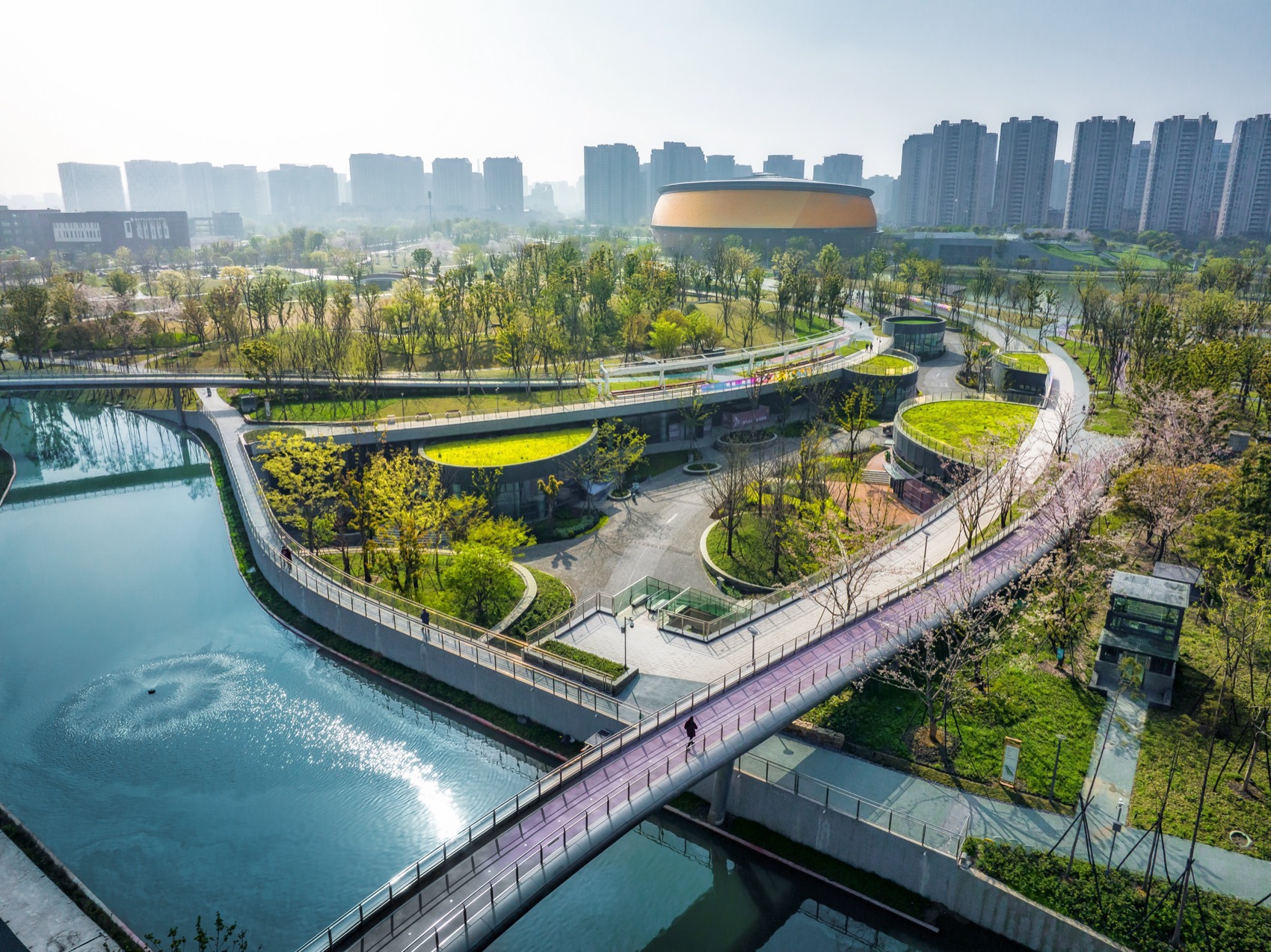 Hangzhou Canal Asian Games Park by Hangzhou Landscape Design Institute ...