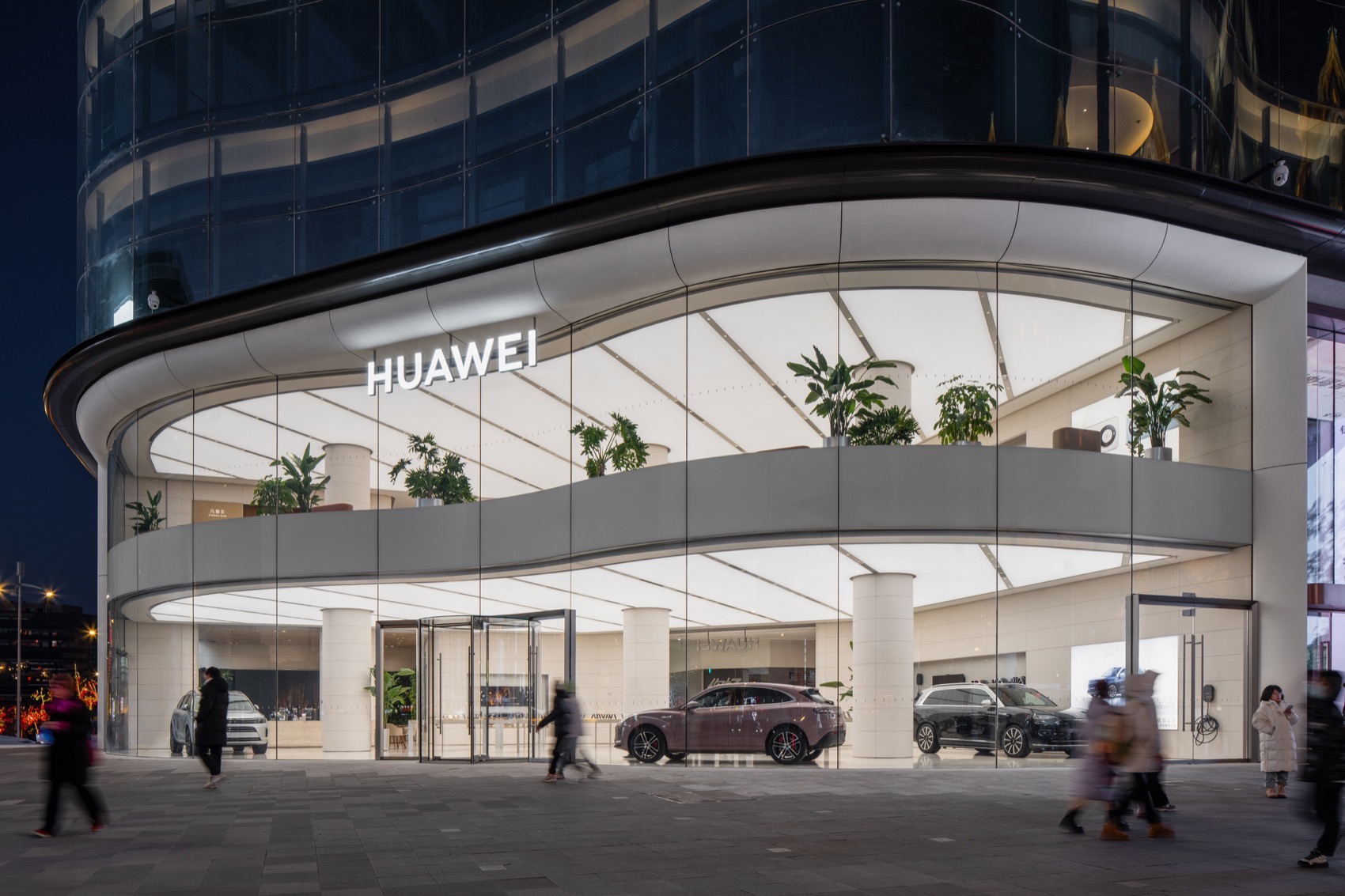 Huawei Flagship Store Beijing by Superimpose Architecture - 谷德设计网