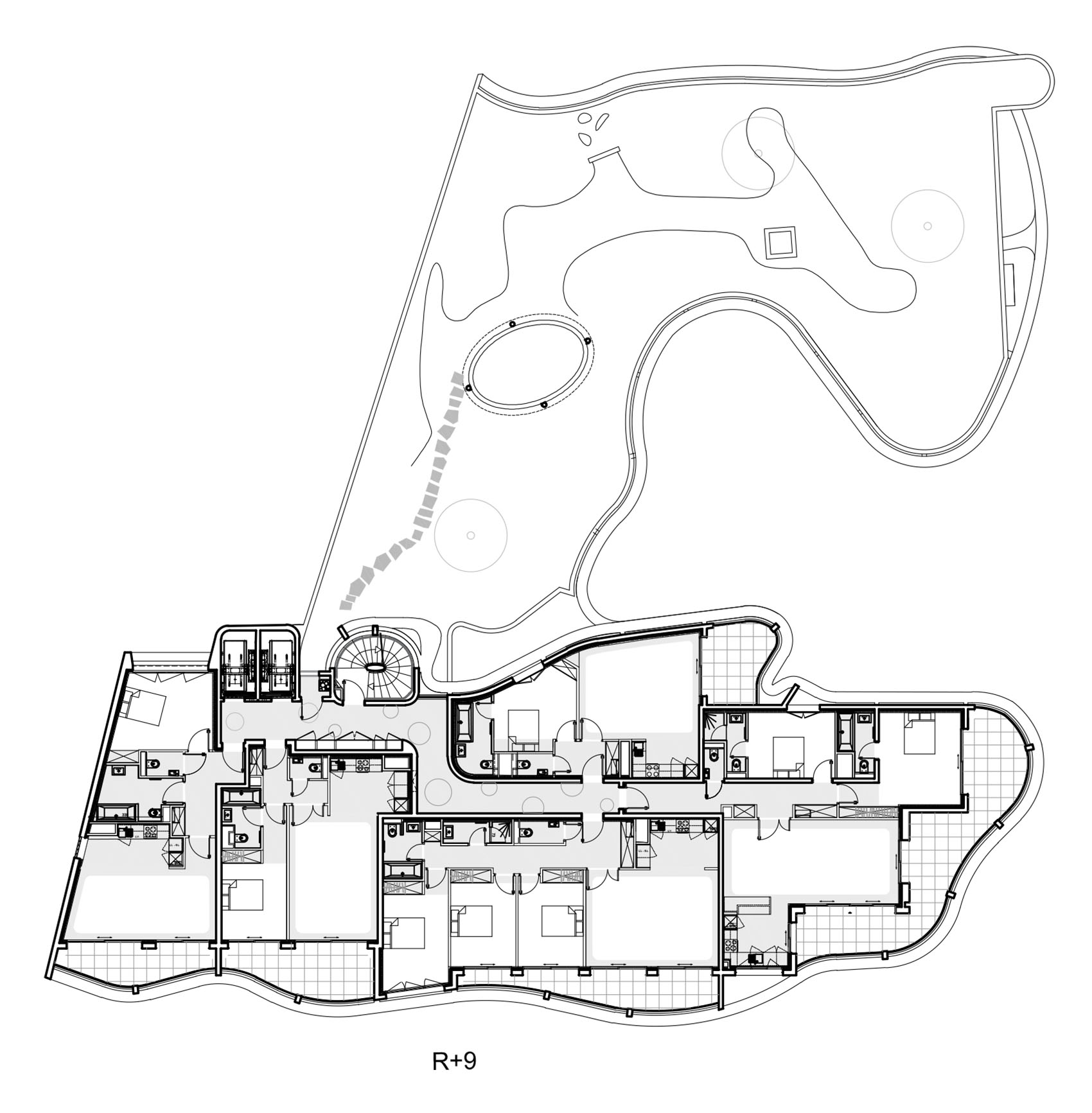 Honoria Tower in Monaco by Jean Pierre Lott Architecte - 谷德设计网