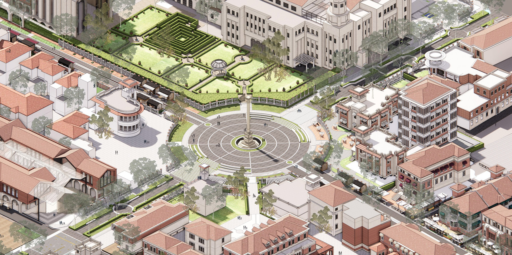 Urban Renewal of Tianjin Italian Style Area by BIAD-ASA Studio - 谷德设计网