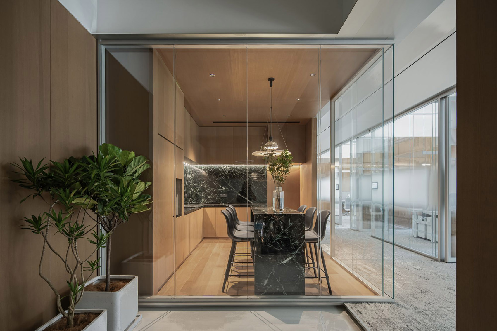 Jiaming Office Business Center, Beijing by MARS Studio - 谷德设计网