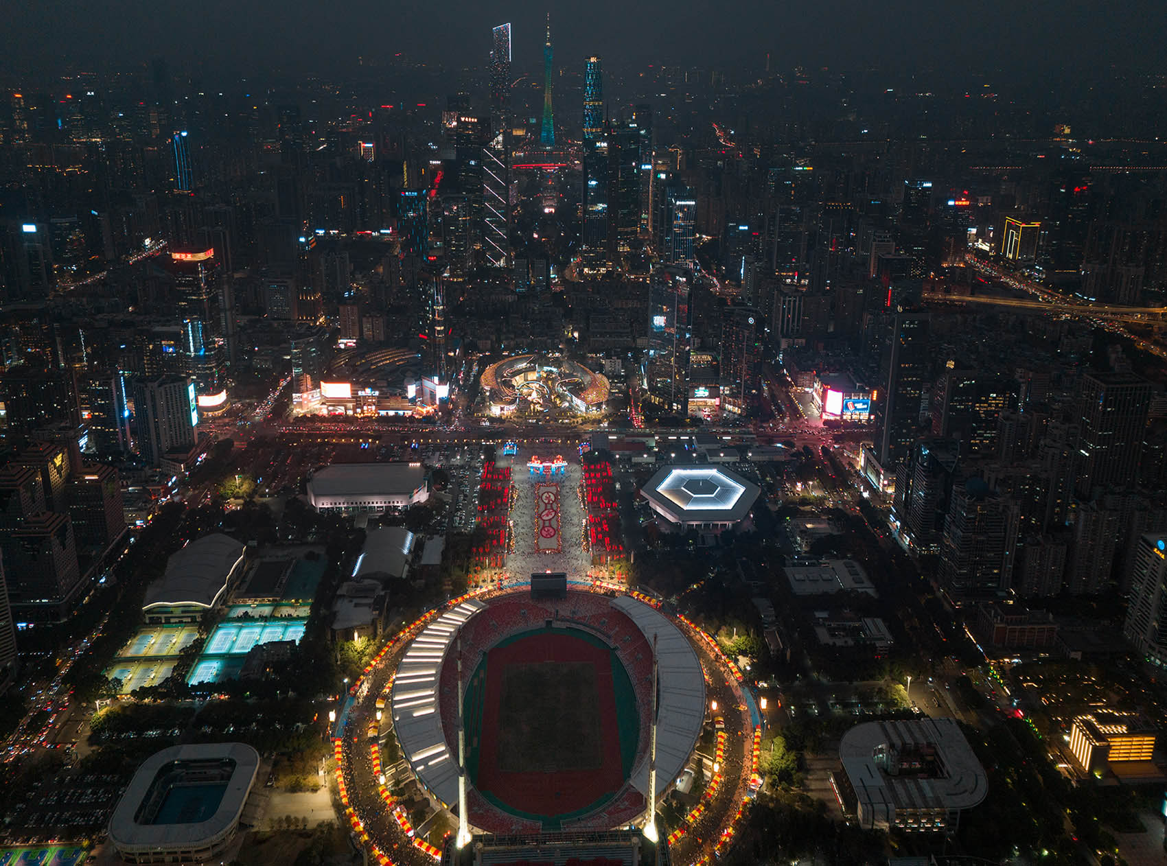 Planning and archway design of the 2024 Guangzhou Tianhe Stadium Flower ...