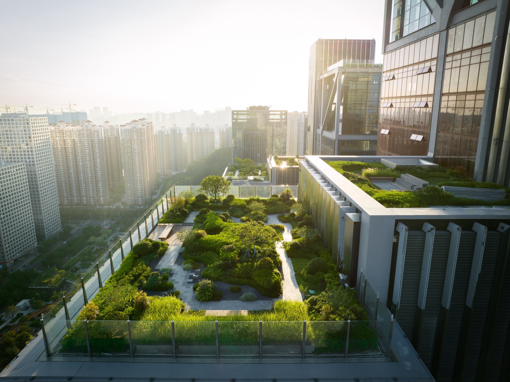 DJI Sky City Landscape Design by W&B Design - 谷德设计网