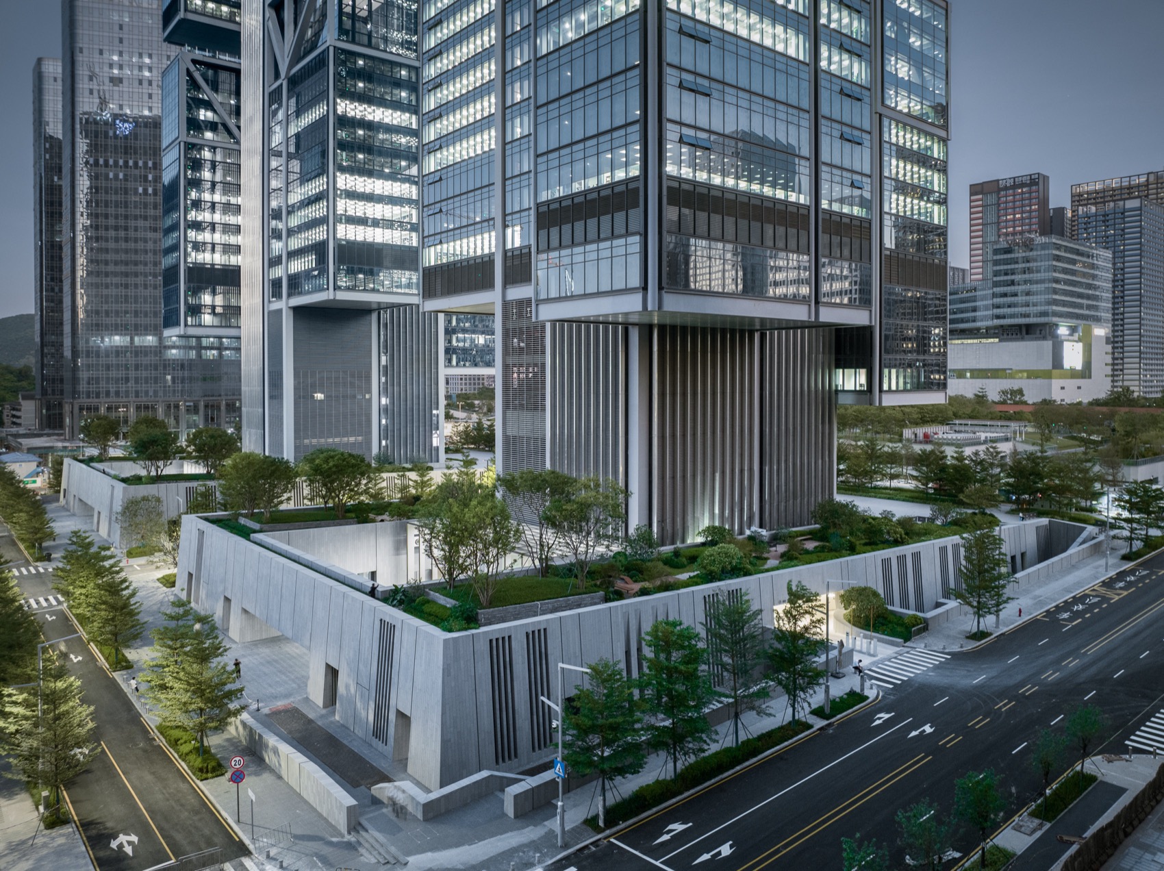 DJI Sky City Landscape Design by W&B Design - 谷德设计网