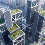 DJI Sky City Landscape Design by W&B Design - 谷德设计网