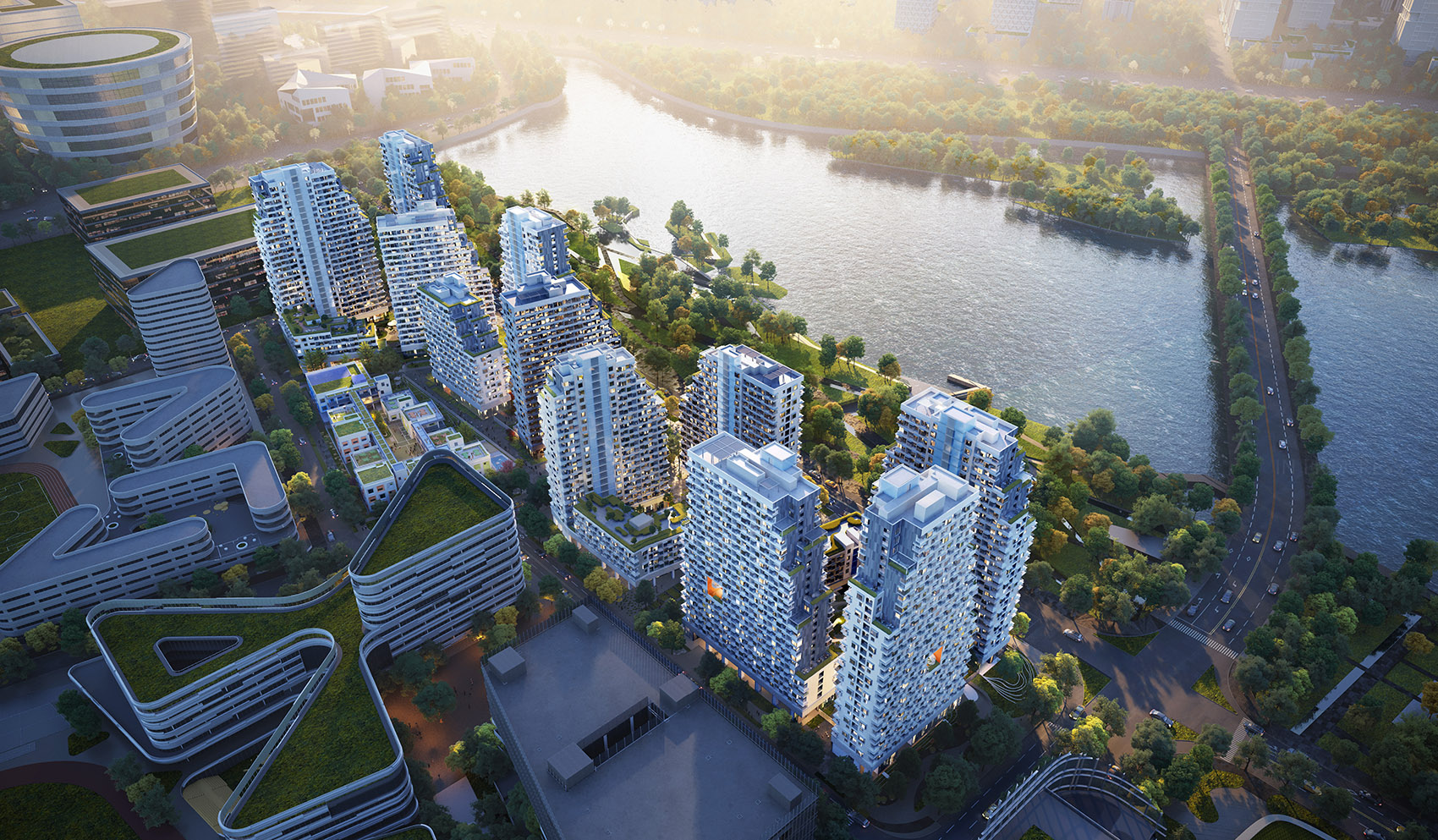 Tencent residential complex by MVRDV - 谷德设计网