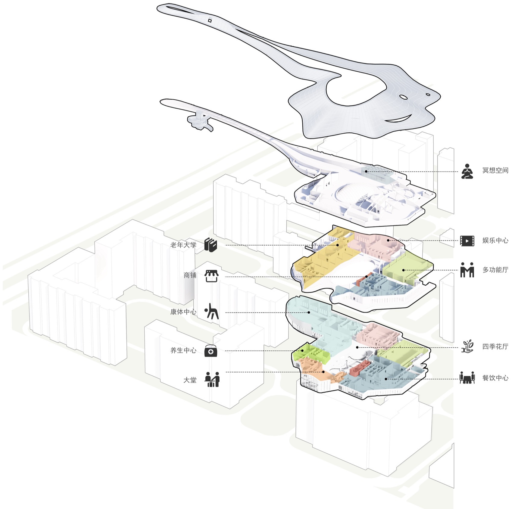 Activity Center of Taikang Community Yan Garden by Sunlay Design ...