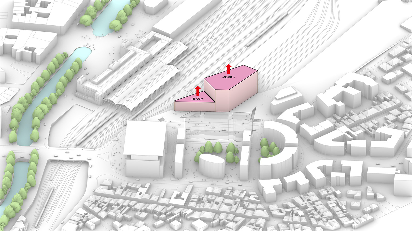 Marengo Multimodal Transport Hub by BIG and A+ ARCHITECT - 谷德设计网