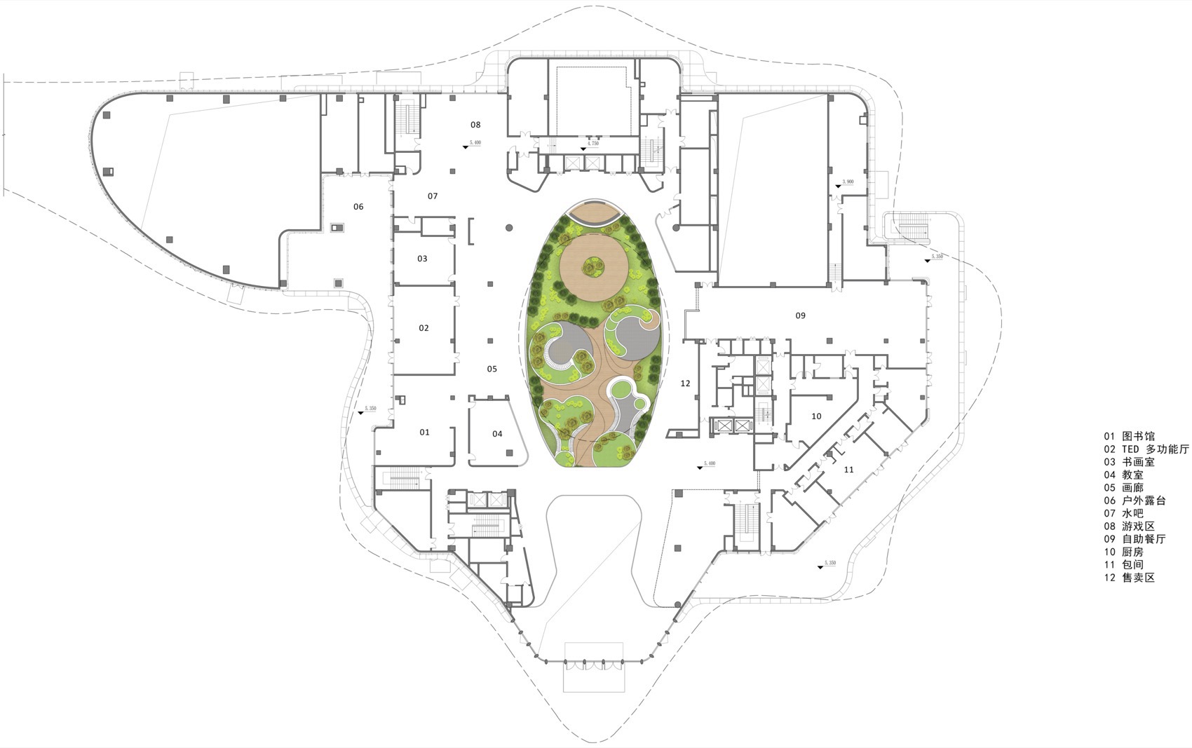 Activity Center of Taikang Community Yan Garden by Sunlay Design ...