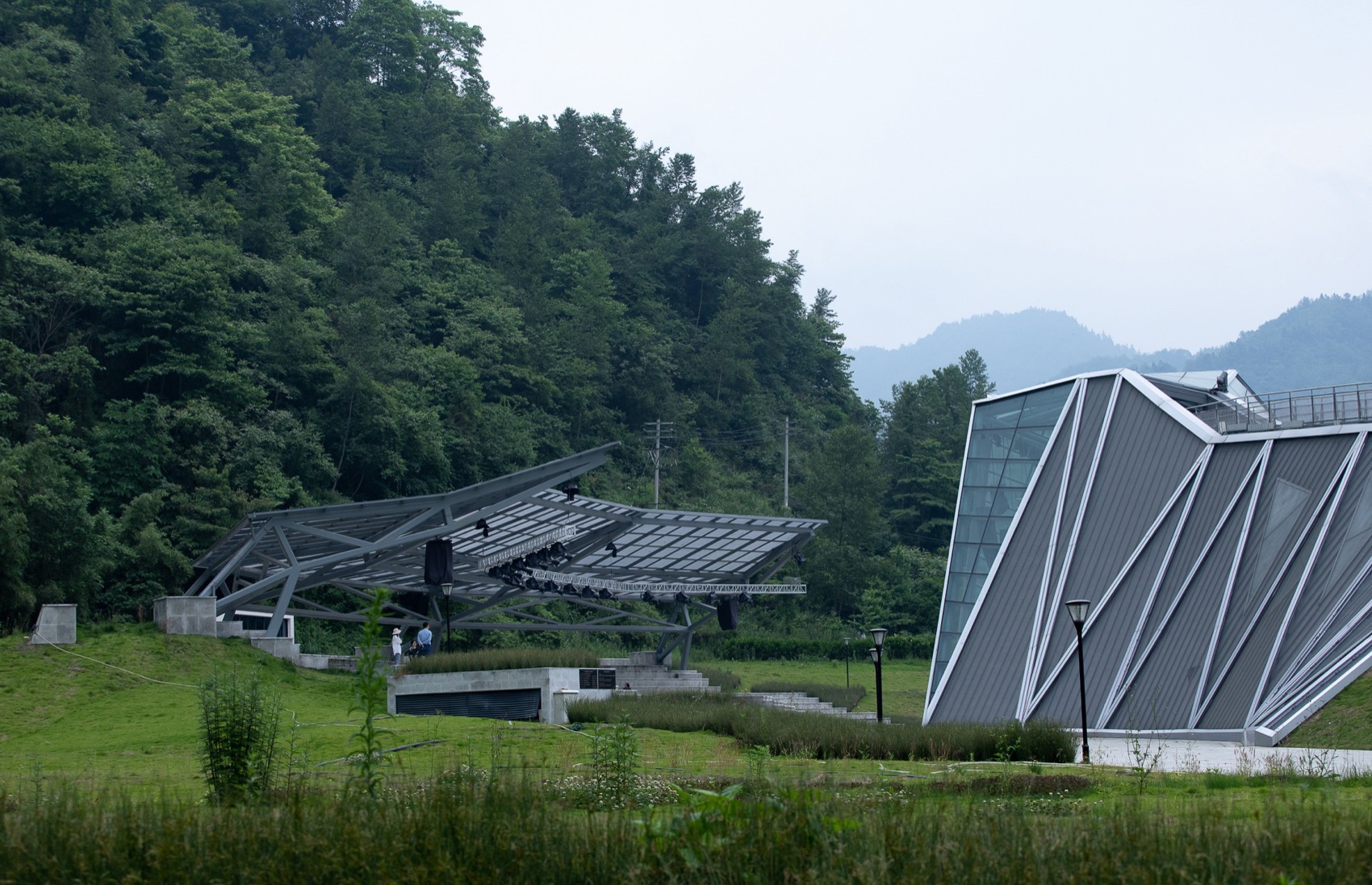 Bailu Town Open Air Concert Hall, China by CHENGDU ARCHITECTURAL DESIGN ...