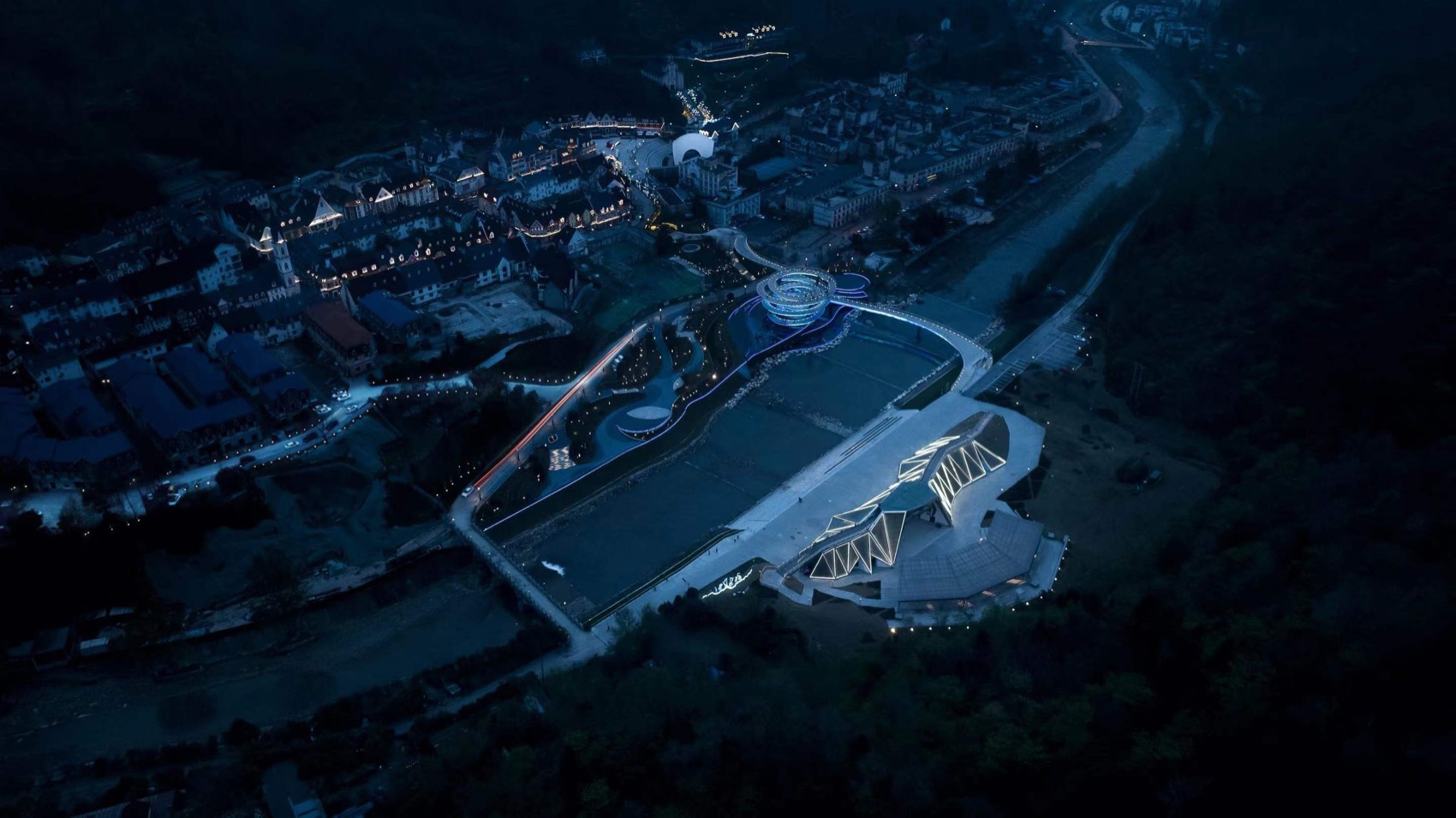 Bailu Town Open Air Concert Hall, China by CHENGDU ARCHITECTURAL DESIGN ...