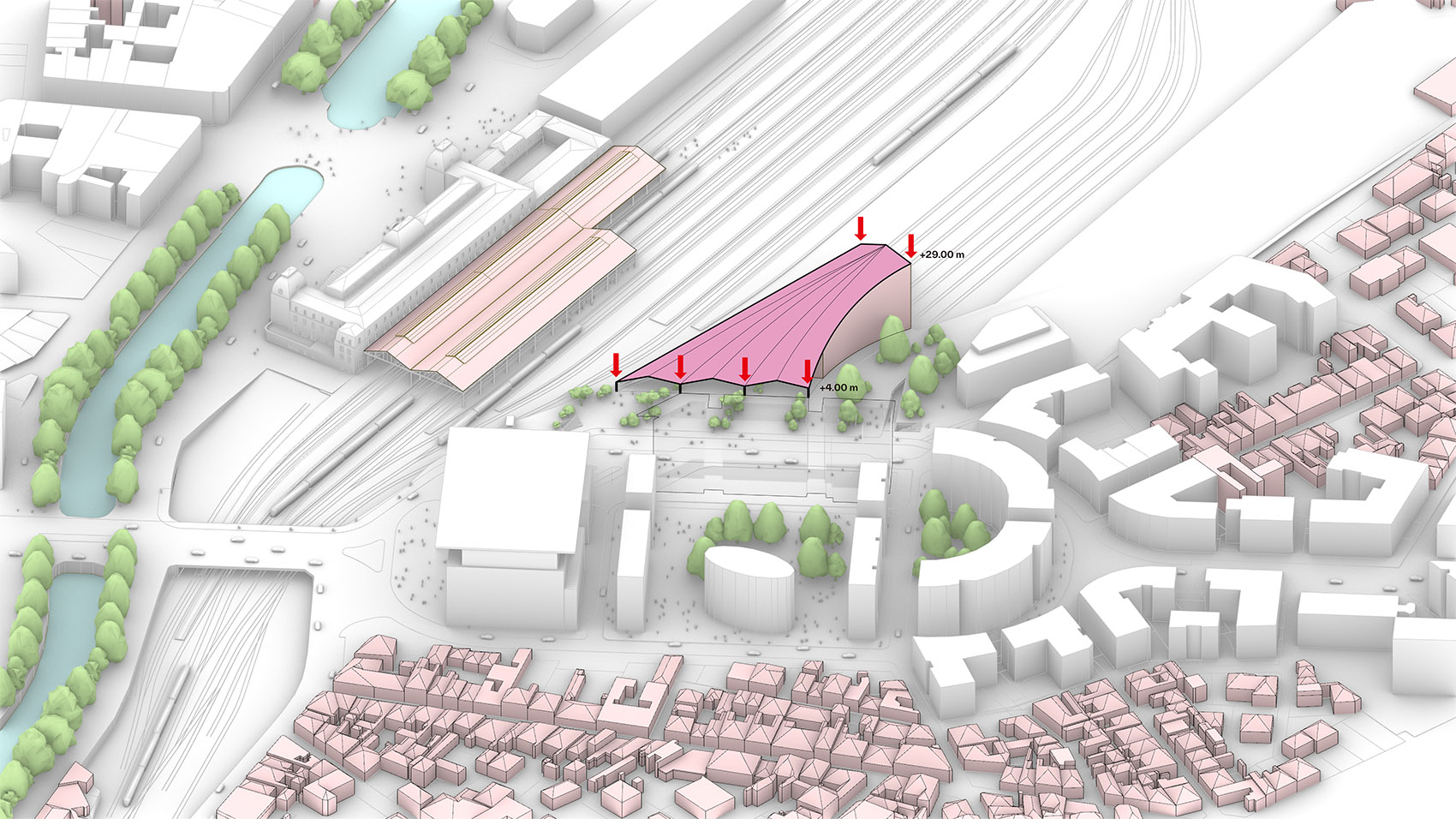 Marengo Multimodal Transport Hub by BIG and A+ ARCHITECT - 谷德设计网