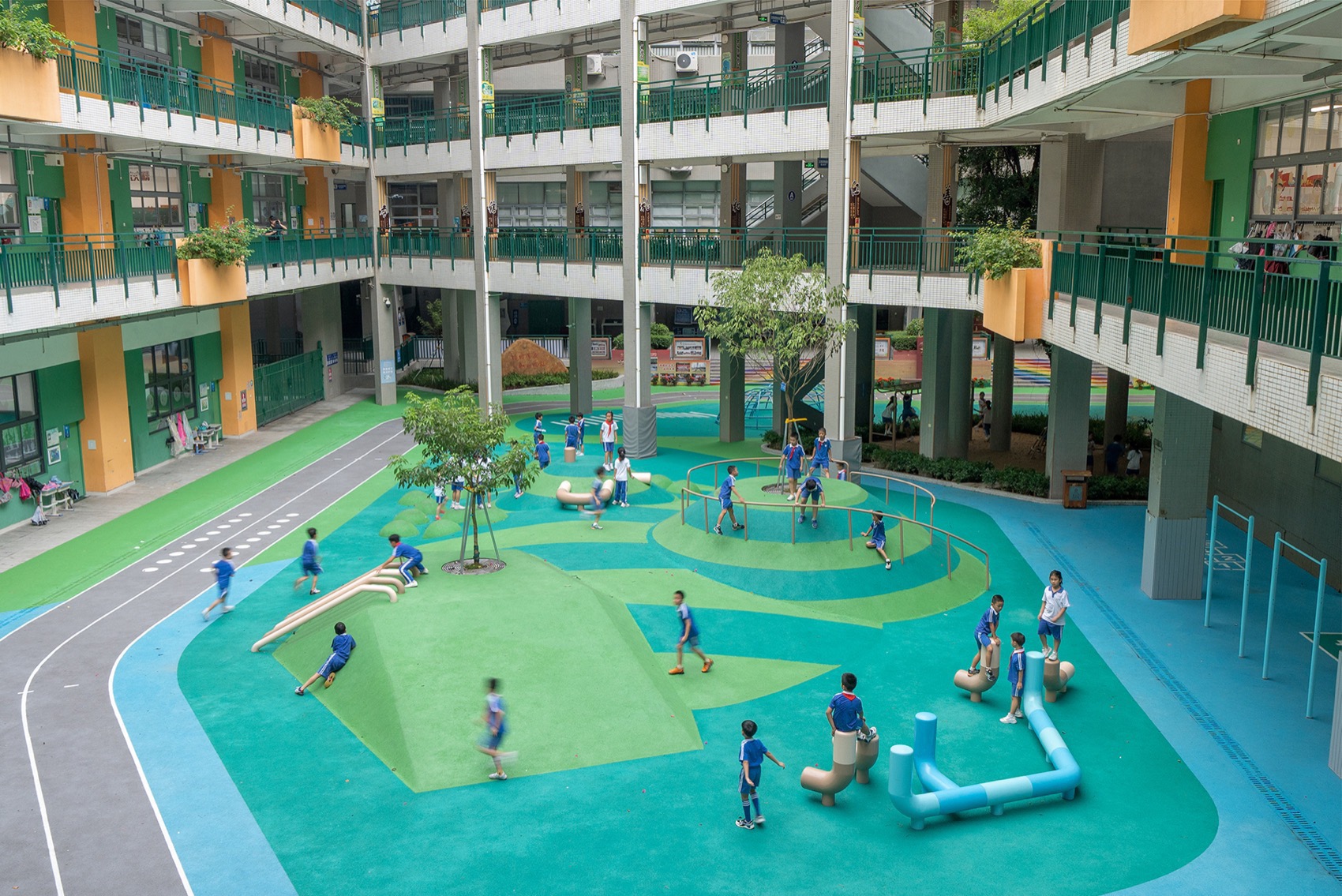 Hyde Primary School Landscape Design by 11ARCHITECTURE - 谷德设计网