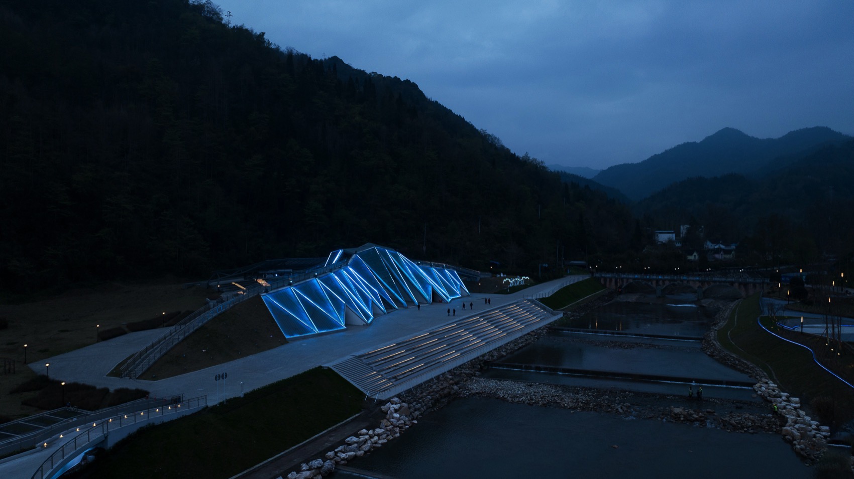 Bailu Town Open Air Concert Hall, China by CHENGDU ARCHITECTURAL DESIGN ...