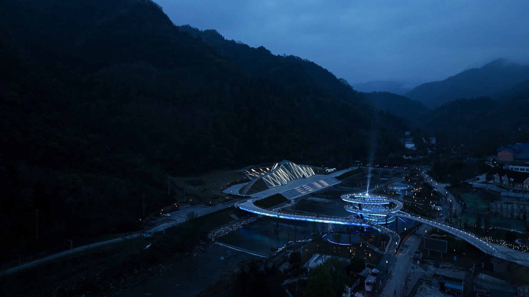 Bailu Town Open Air Concert Hall, China by CHENGDU ARCHITECTURAL DESIGN ...