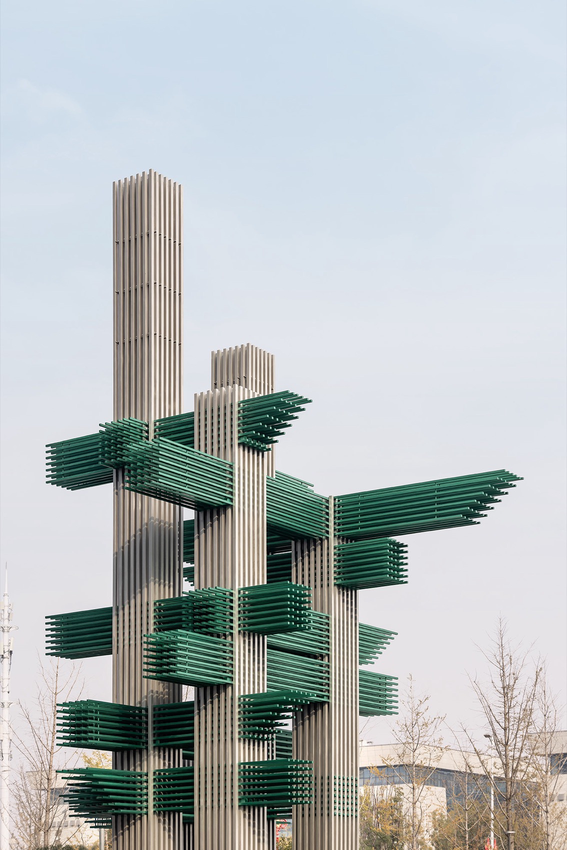 Nanyang Wanyue City Square & Sculptures by One Plus Partnership - 谷德设计网