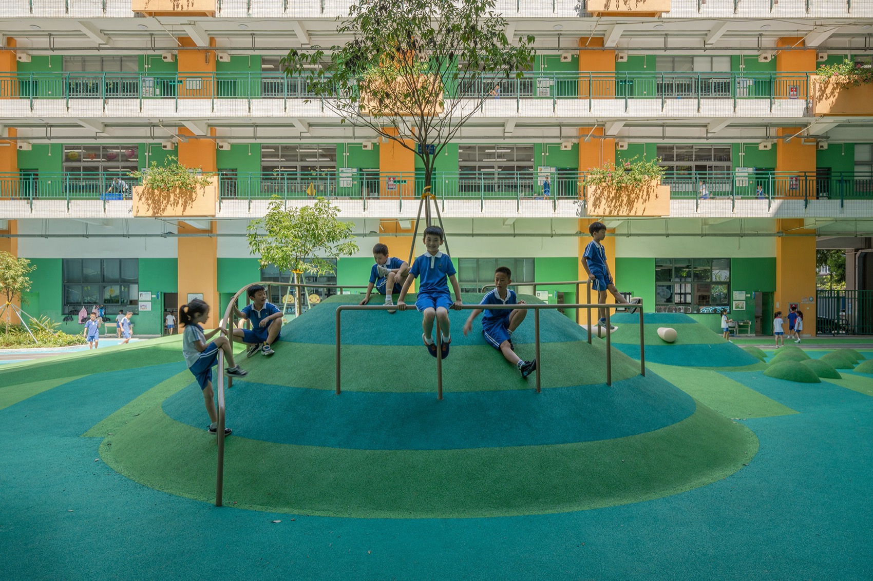 Hyde Primary School Landscape Design by 11ARCHITECTURE - 谷德设计网