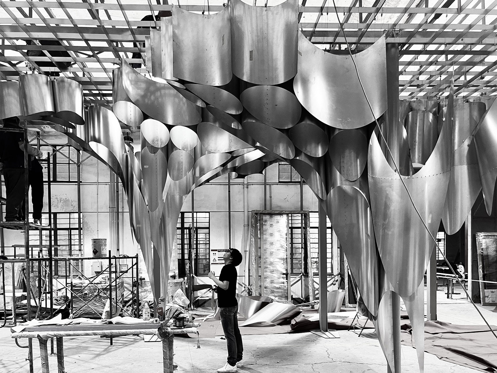 Metal Metal Pavilion by Atelier Zeros - 谷德设计网