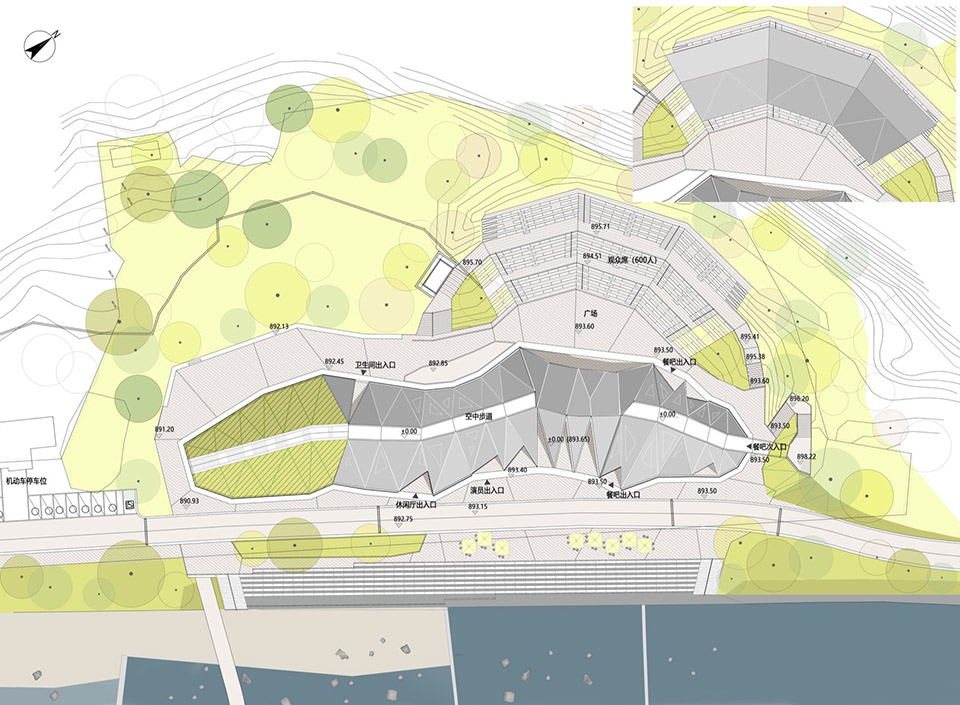 Bailu Town Open Air Concert Hall, China by CHENGDU ARCHITECTURAL DESIGN ...