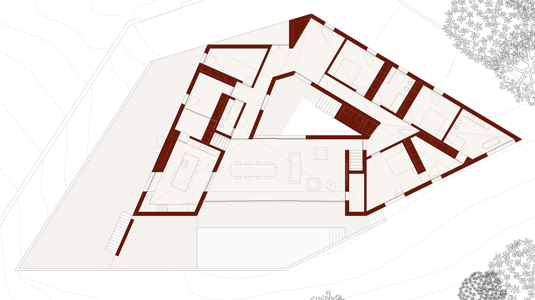 Valley House by Volume Architecture Lisbon Studio - 谷德设计网