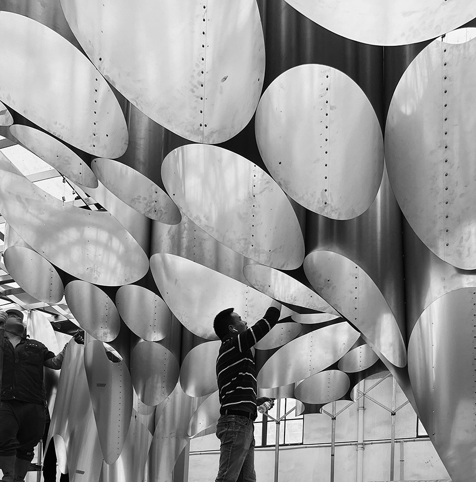 Metal Metal Pavilion by Atelier Zeros - 谷德设计网